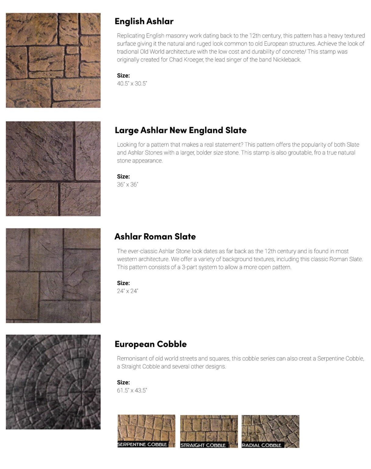 Catalogues - Defined Concrete